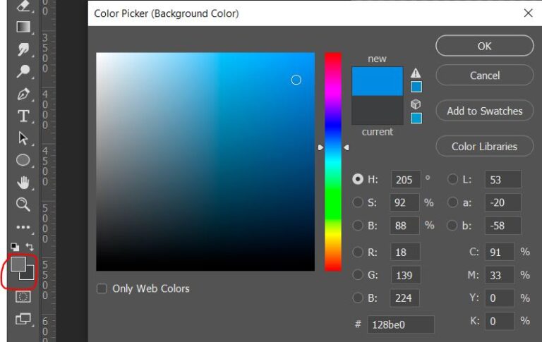 How to Change Background Color in Photoshop cc 2022