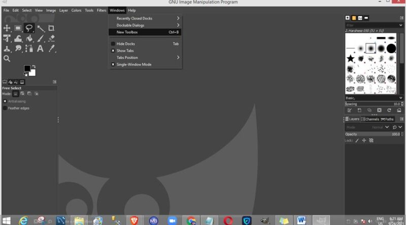 How to change brush size in gimp Step by step guide