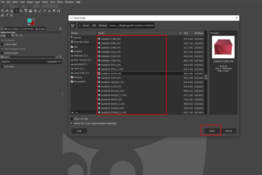 How to Move Layers in GIMP?